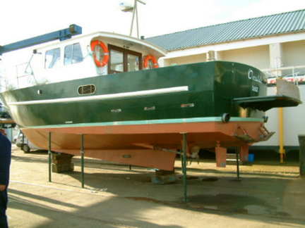 Boat plans Roberts Coastworker 35 fishing work boat